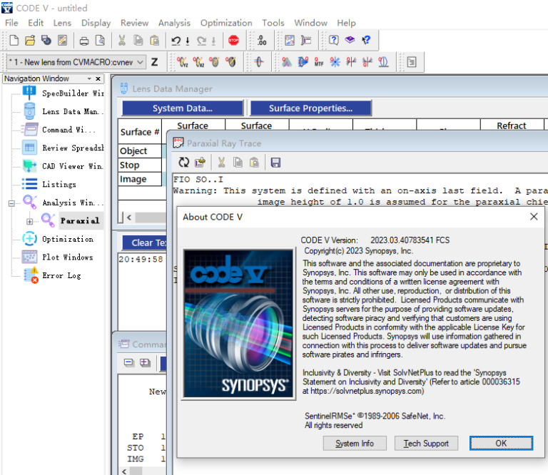 Code v 2023.03 Installation Guide - CODE V Optical Design Software ...